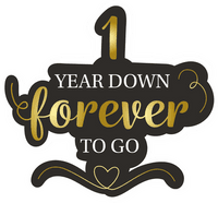 Transparent Vector Illustration: 1 Year Down Forever to Go - Download ...