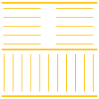 Yellow Line Pattern on Transparent Background for Graphic Design ...