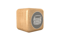 Wooden Cube with Transparent Coin Symbol for Finance Icon - Download ...