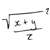 Mathematical Equation on Transparent Background for Education ...
