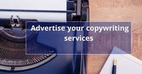 Copywriting Services Advertisement with Vintage Typewriter - Download ...