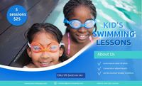Children Enjoying Fun Swimming Lessons for Kids - Download Free ...
