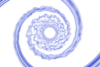 Abstract Blue Spiral Pattern Digital Vector on Transparent Background ...