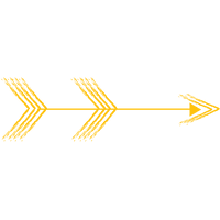 Yellow Arrow Vector on Transparent Background for Directions - Download ...