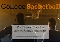 Basketball Preseason Training Silhouette Poster - Download Free ...