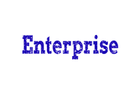 Blue Transparent Enterprise Logo Highlighting Business Entity ...