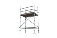 Transparent 3D Scaffolding Structure Isolated for Construction Projects ...