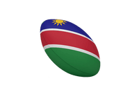 Namibian Flag on Rugby Ball Digital PNG Illustration Transparent ...