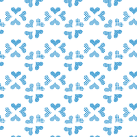 Abstract Blue Pattern on Transparent Background, Seamless Vector Icon ...