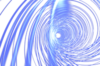 Blue Light Trails on Transparent Background Illustrating Dynamic ...