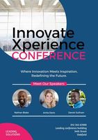 Professional Innovation Conference Promotion with Featured Speakers ...