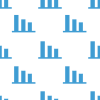 Seamless Blue Bar Graph Pattern on Transparent Background - Download ...