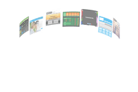 Digital Interface Elements on Transparent Background Illustration ...