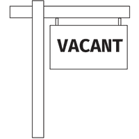 Vacant Text on Transparent Background Vector Illustration - Download ...