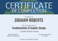 Certificate of Completion in Fundamentals of Graphic Design - Download ...