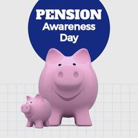 Pension Awareness Day Campaign with Pink Piggy Banks - Download Free ...