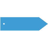 Blue Tag Vector On Transparent Background For Labels And Notices ...