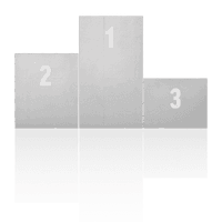 Grey Podium with Numbers on Transparent Background for Competitions ...