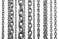 Shiny Metal Chains with Transparent Background for Design Projects ...