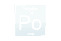 Polonium Element Symbol Icon Transparent Background Isolated - Download ...