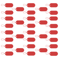 Red Pattern Symbols on Transparent Background Vector Illustration ...
