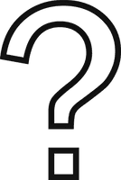 Transparent Vector Illustration of Bold Question Mark Symbol Close-Up ...