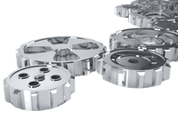 Silver Cogs on Transparent Background for Industry Concepts - Download ...
