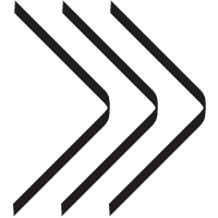 Three Black Chevrons Transparent Background Vector, Progress Direction ...