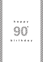 Transparent Happy 90th Birthday Text Celebration Illustration ...
