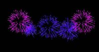 Vibrant Pink and Purple Fireworks Lighting Up Night Sky - Download Free ...