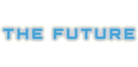 Digital Blue 'The Future' Text on Transparent Background - Download ...