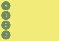 Alphabetized Bullet Points on Muted Yellow Background for Presentations ...