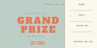 Exciting Raffle Ticket Template for Grand Prize Event - Download Free ...