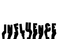 Motivational Influence Text with Illustrated Hands on Transparent ...