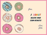 Playful Academic Congratulations Card with Colorful Donuts - Download ...