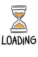 Digital Egg Timer Loading Text on Transparent Background Illustration ...