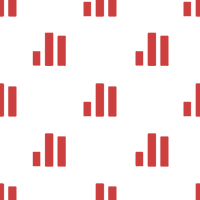 Digital Red Pattern on Transparent Background for Design Projects ...