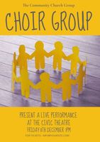 Yellow Paper Chain Promotes Upcoming Community Choir Event - Download ...