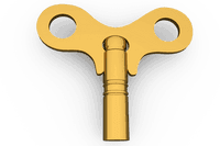 Detailed PNG Illustration of Music Box Key with Transparent Background ...