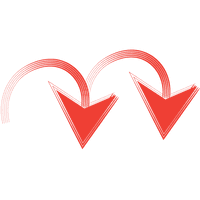 Digital PNG Illustration Red Arrows Transparent Background Directions ...