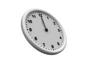 Transparent Analog Clock Face Background Close-Up - Download Free PNG ...