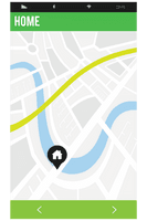Digital Map Interface with Marker and Transparent Background Design ...