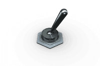 Silver Switch Lever on Transparent Background Vector Illustration ...