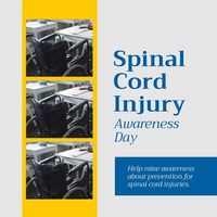 Spinal Cord Injury Awareness Poster Featuring Wheelchairs - Download ...