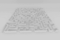 High Angle Transparent Maze with Complex Pathways - Download Free PNG ...