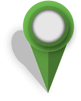 Transparent Green Location Icon, Isolated Map Pointer Symbol - Download ...