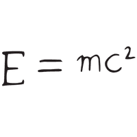 Einstein's E=mc^2 Formula Transparent Background - Download Free PNG ...