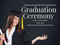 Free Graduation Border Templates & Editable Designs | Pikwizard