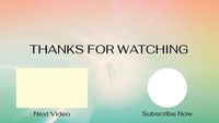 Outro Screen with Calm Gradient for YouTube Videos - Download Free ...