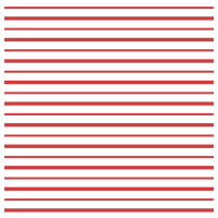 Red Horizontal Lines Pattern on Transparent Background, Vector Design ...